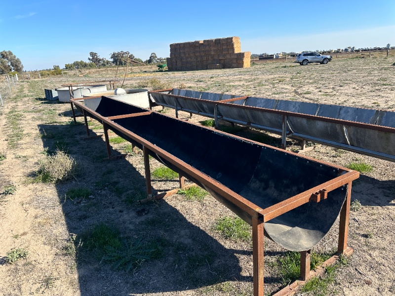 Lot 10 - 2 Cattle Feed Troughs | AuctionsPlus