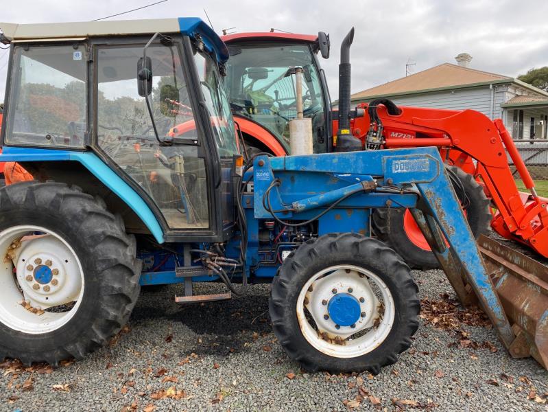 Lot 11 - Ford 4130 Tractor w/ Dobmac FEL | AuctionsPlus