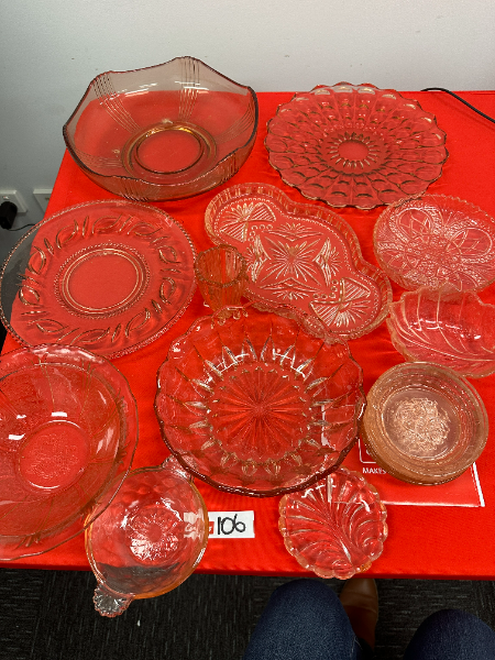 Lot 106 - Assorted Glassware and Pink Depression Glassware | AuctionsPlus