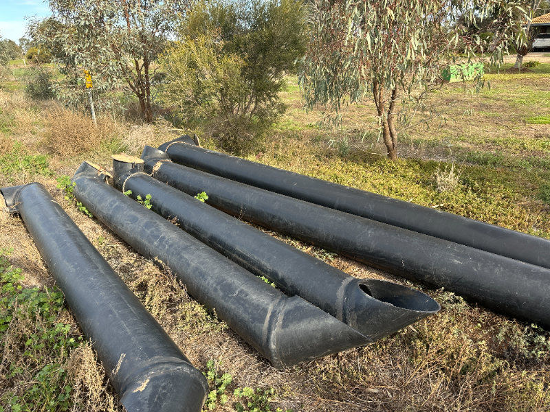 Lot 18 - 5 x 12 inch Black Brute Pipes | AuctionsPlus