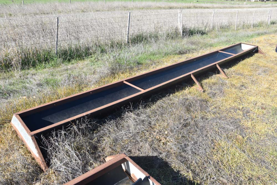 Lot 101 - 6m Feed Trough | AuctionsPlus