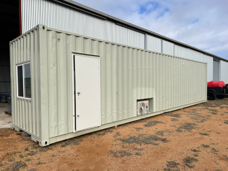 Lot 3 - 40ft Container - Office, Storage | AuctionsPlus