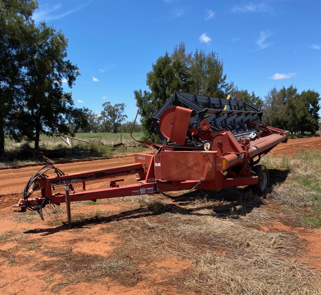 LOT 10 - Case 8210 Windrower. | AuctionsPlus