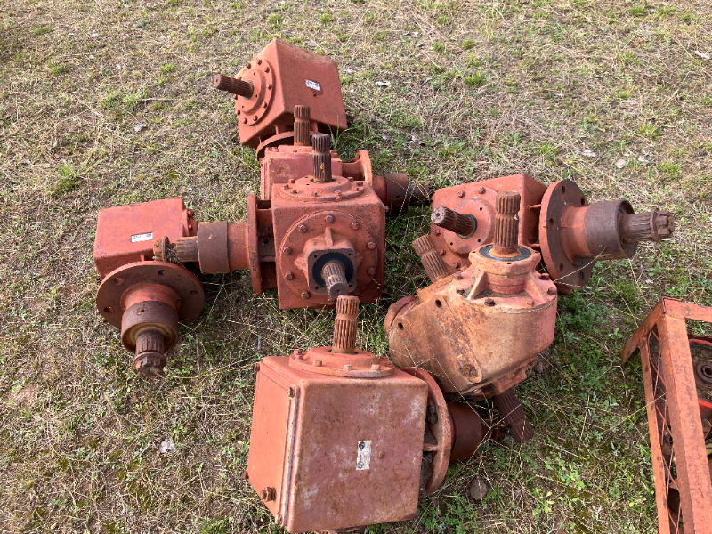 Lot 65 - Water damaged slasher gear boxes (new). | AuctionsPlus