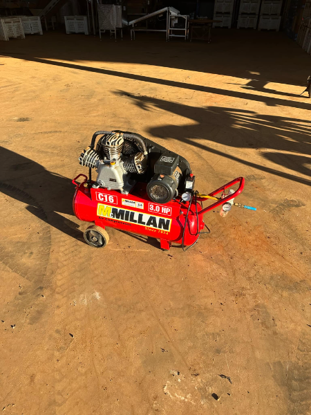 Lot 40 - McMillan Air Compressor | AuctionsPlus