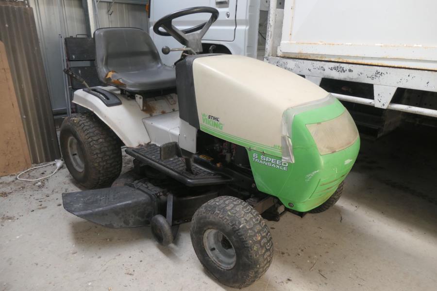 Lot 33 - Stihl Viking Ride On Mower | AuctionsPlus