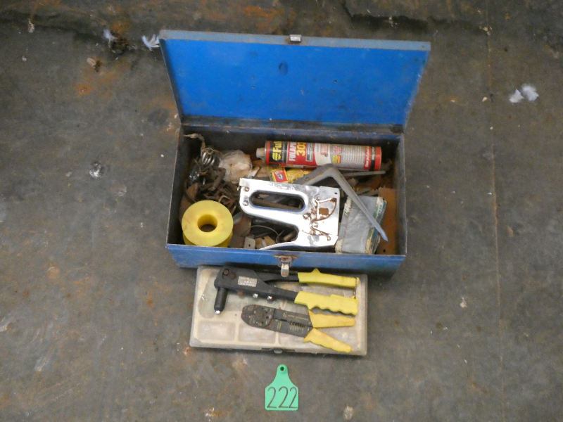 Lot 222 - Tool Box & Assorted Tools | AuctionsPlus