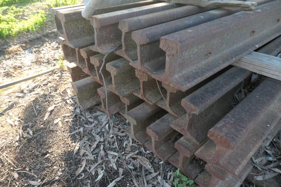 Lot 49 - Railway iron x26 Lengths | AuctionsPlus