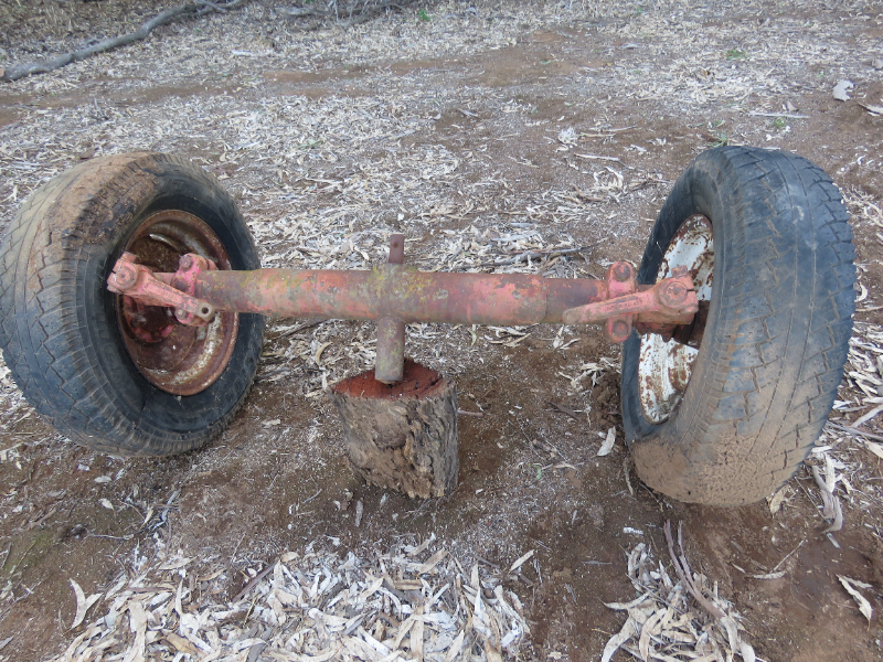 LOT 219 - FRONT AXLE & WHEELS | AuctionsPlus