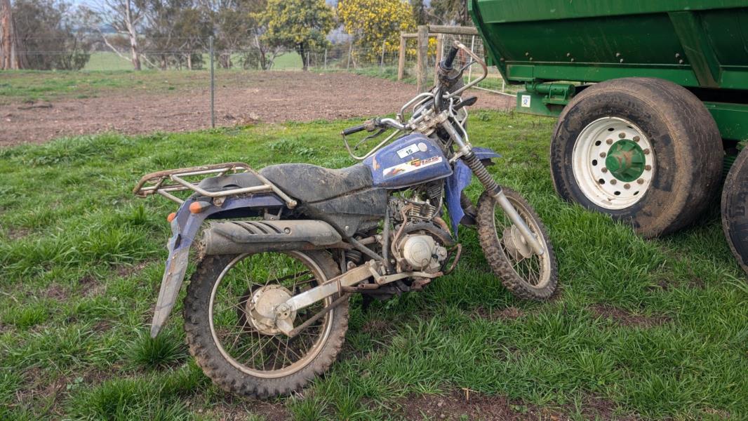 Lot 15 - Yamaha Ag 125 Motorbike (condition unknown) | AuctionsPlus