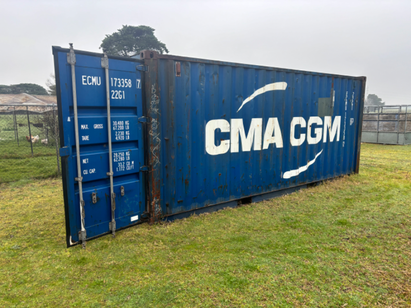 Lot 1 - Shipping Container | AuctionsPlus