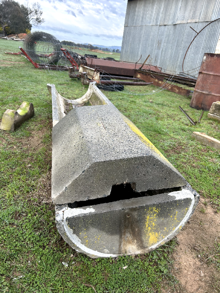 Lot 84 - Concrete Troughs x 2 | AuctionsPlus