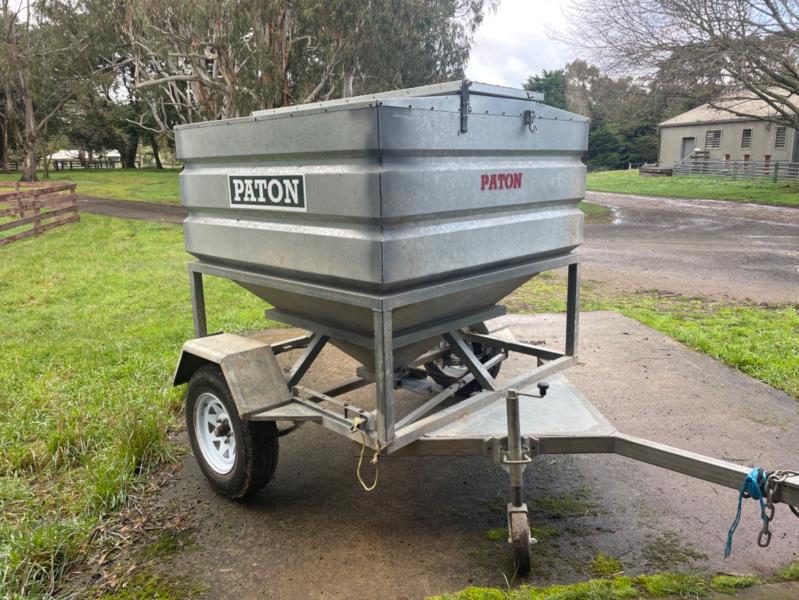Lot 84 - PATON 1.5T FEED CART | AuctionsPlus