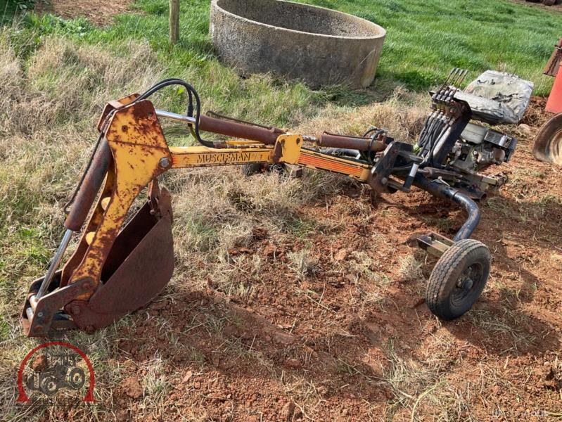 Lot 74 - Muscleman trailing drain digger | AuctionsPlus