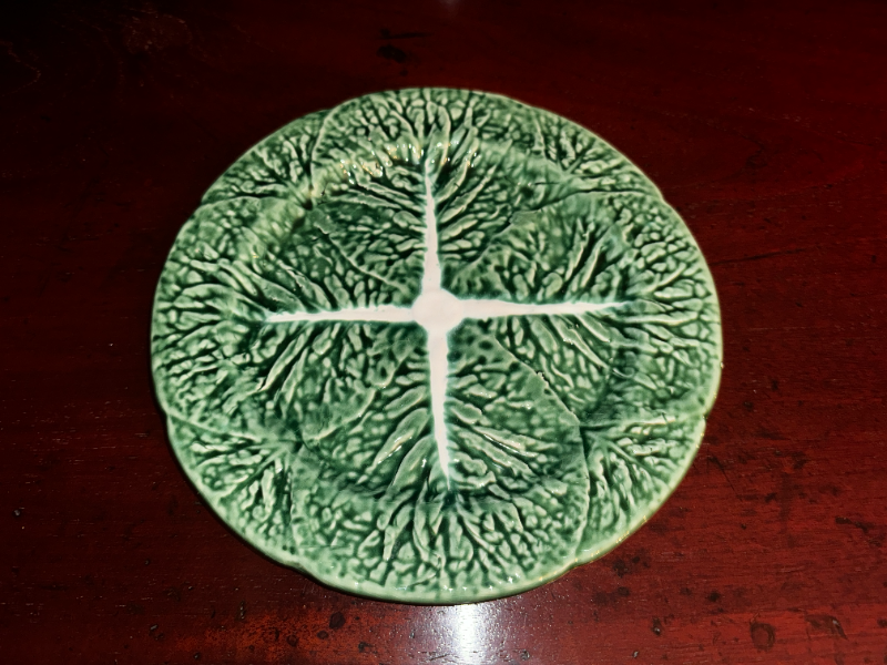 Lot 26 - Green Ware Plate | AuctionsPlus