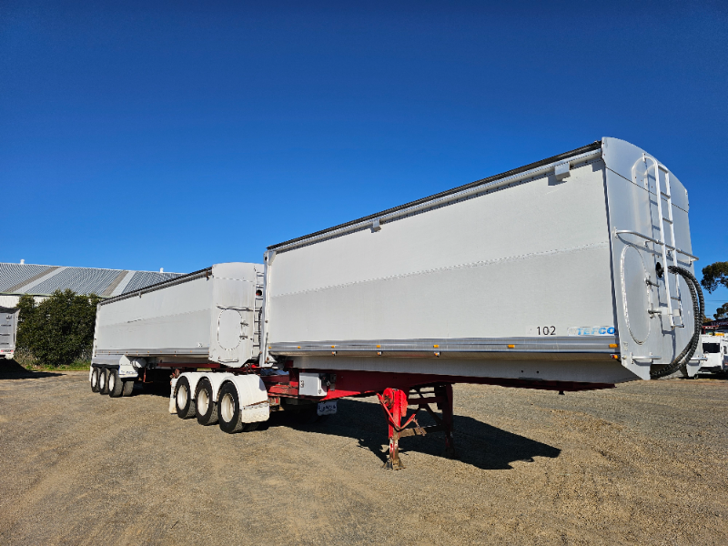 Lot 15 - Tefco B/Double Grain tippers | AuctionsPlus