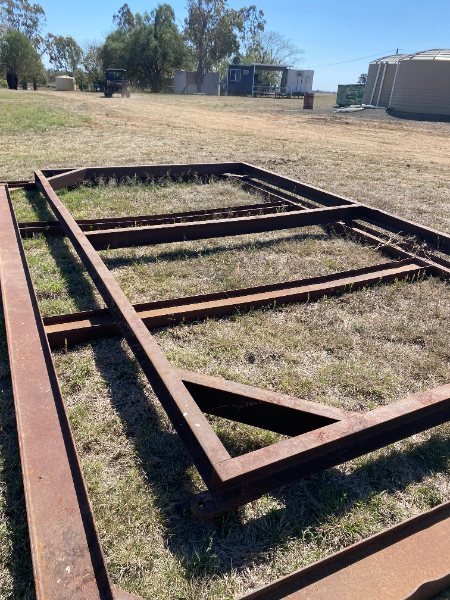 Lot 119 - Land Leveling I Beam Frames | AuctionsPlus