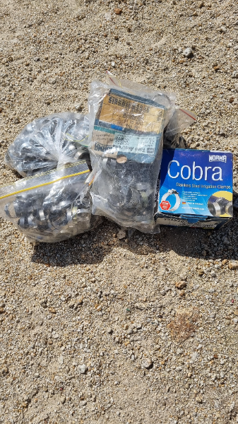 Lot 60 - Cobra Stainless Steel Irrigation Clamps | AuctionsPlus
