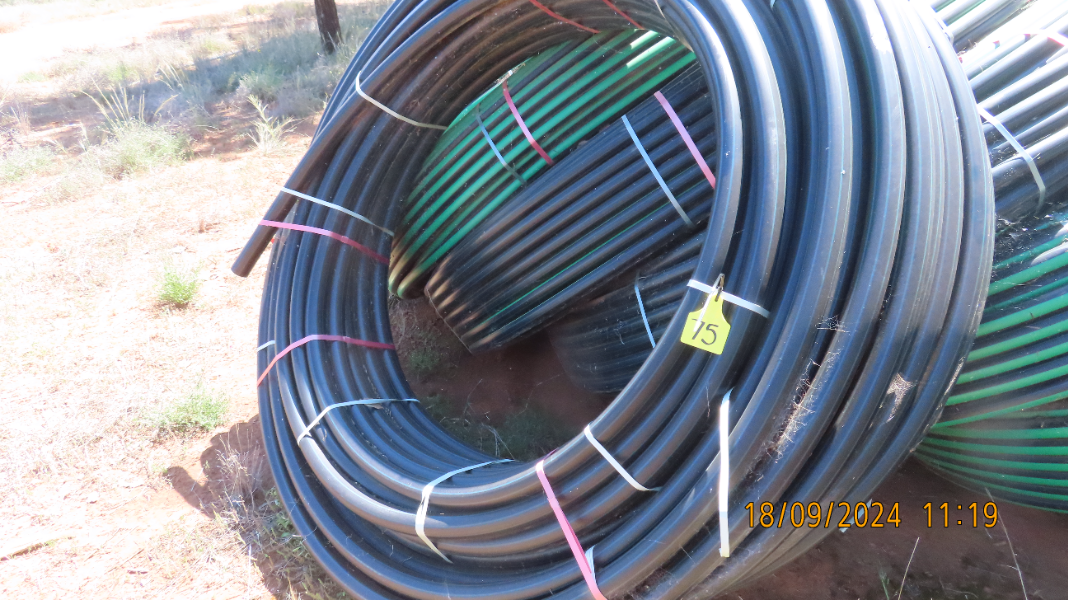 Lot 75 - 2 inch Poly Pipe | AuctionsPlus
