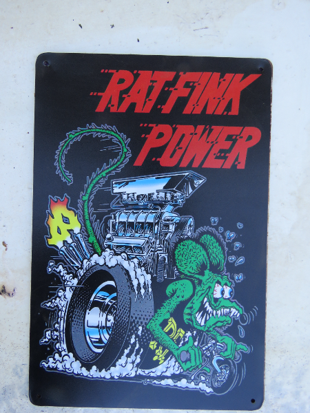 LOT 38 - SIGN - RAT FINK | AuctionsPlus
