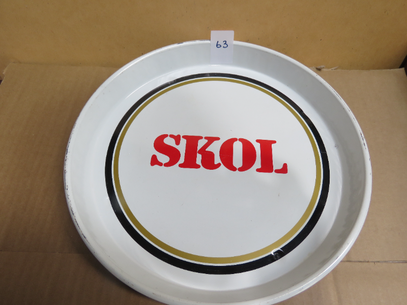 LOT 63 - SKOL BEER TRAY | AuctionsPlus