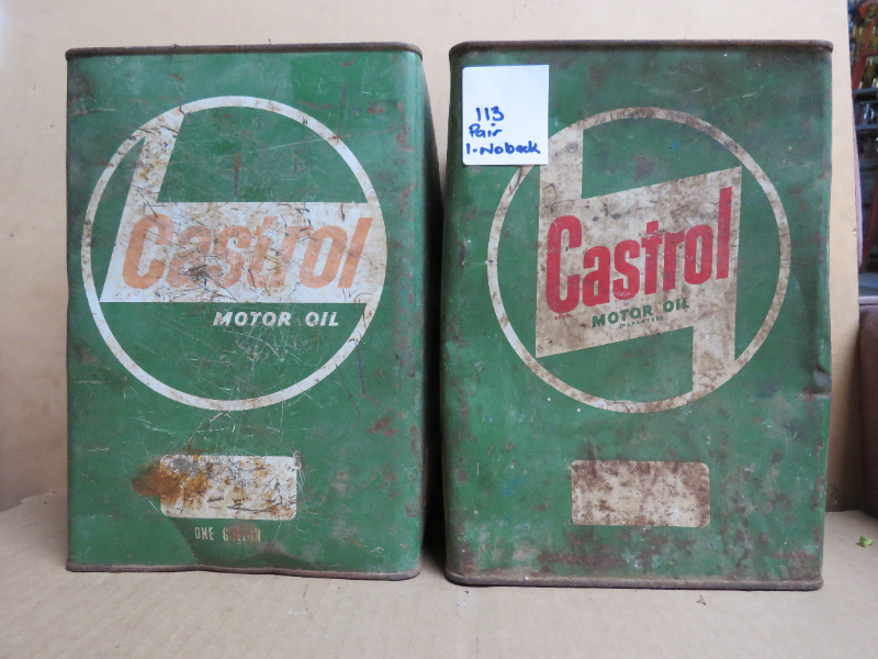LOT 113 - 2 X CASTROL TINS | AuctionsPlus