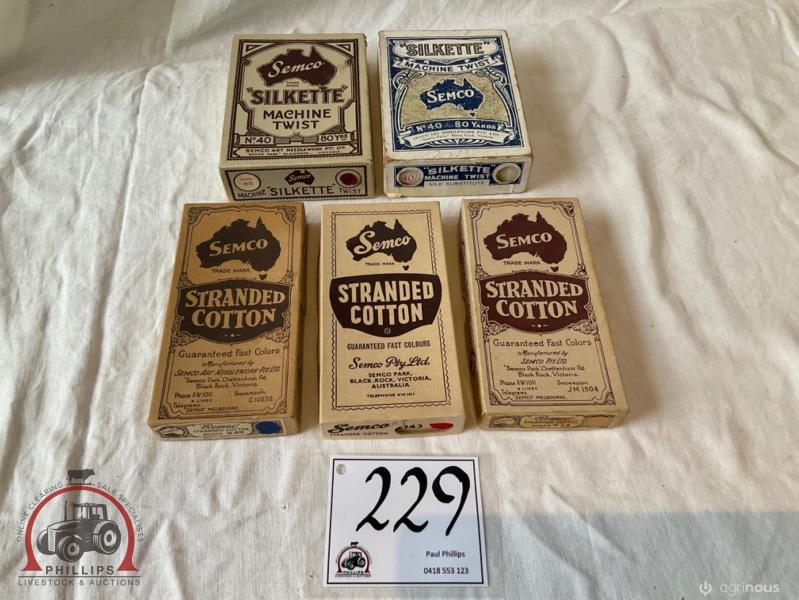 Lot 229 - Assorted SEMCO boxes | AuctionsPlus