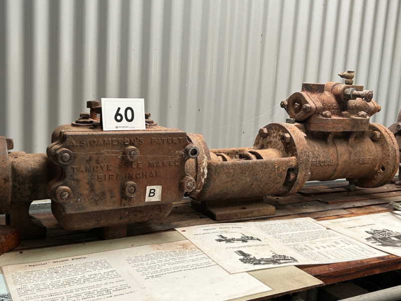 Lot 60 - Tangye steam pump | AuctionsPlus