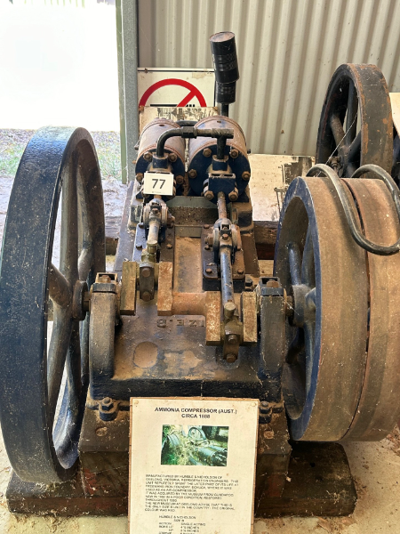 Lot 77 - Humble & Nicholson (Geelong) Ammonia compressor | AuctionsPlus