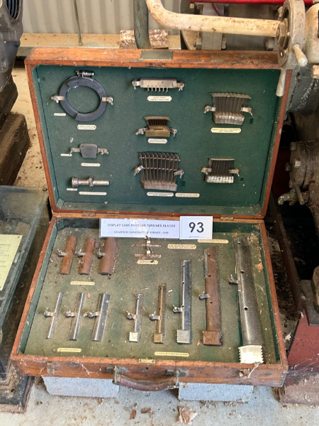 Lot 93 - Parsons turbine blades | AuctionsPlus