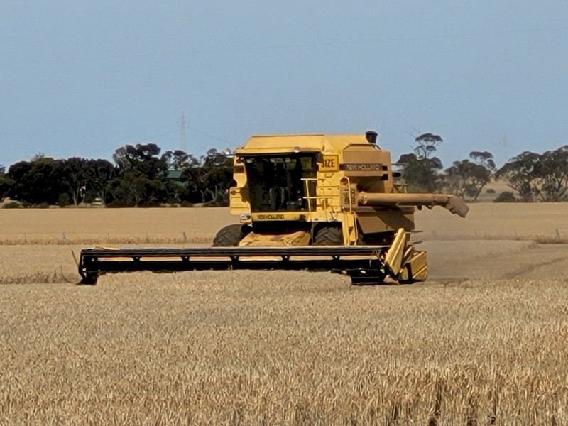 Lot 15 - New Holland TR98 Header With 30' Front | AuctionsPlus
