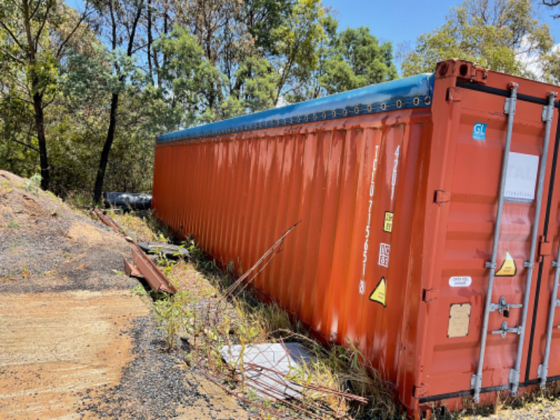 Lot 47 - 40 ft shipping container | AuctionsPlus