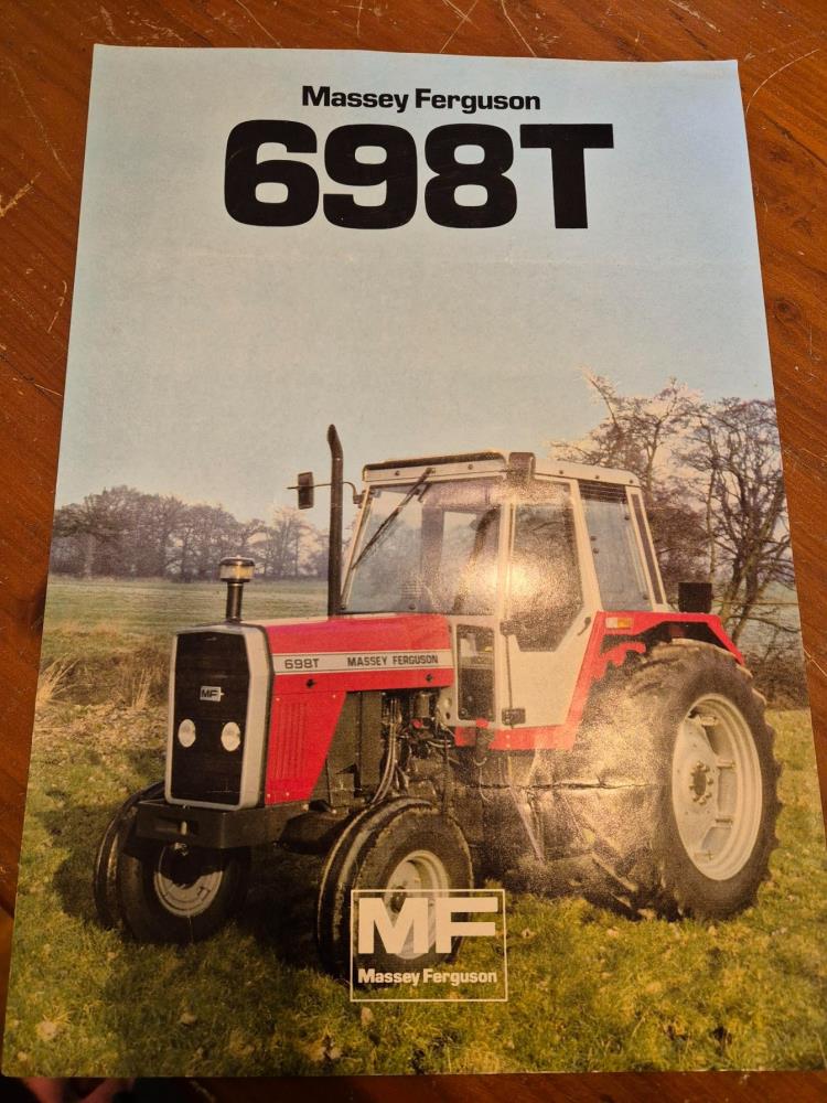 Lot 147 - Massey Ferguson 698T Tractor Brochure | AuctionsPlus