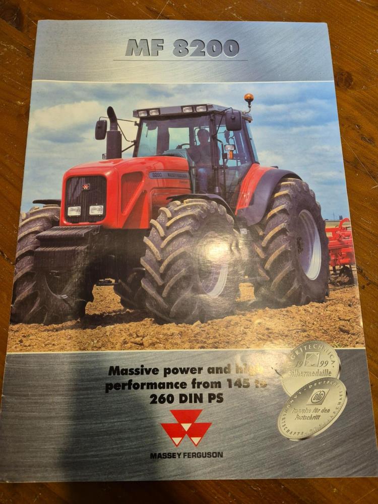 Lot 153 - Massey Ferguson 8200 Tractor Brochure | AuctionsPlus