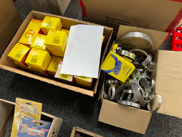 Lot 225 - Boxes of MPC Type Hose Clamps + Sundry Clamps | AuctionsPlus