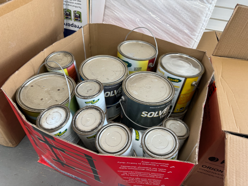 Lot 279 - Dura Guard Ultra Premium Bases & Solver Paints | AuctionsPlus