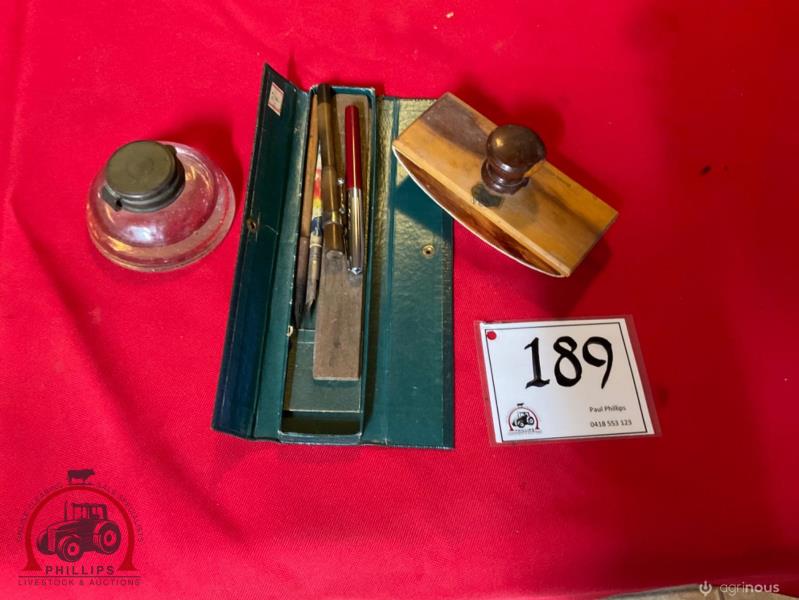 Lot 189 - Antique Writing Set | AuctionsPlus