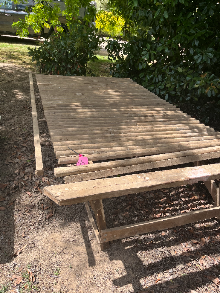 LOT 66 - WOODEN WOOL TABLE | AuctionsPlus