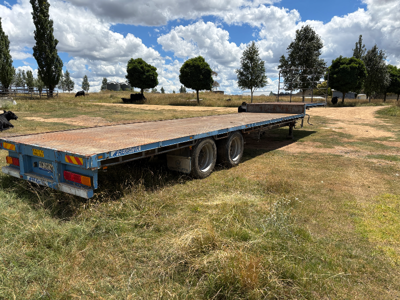 Lot 13 - 2003 MAXITRANS ST2 Dual axel step deck trailer | AuctionsPlus