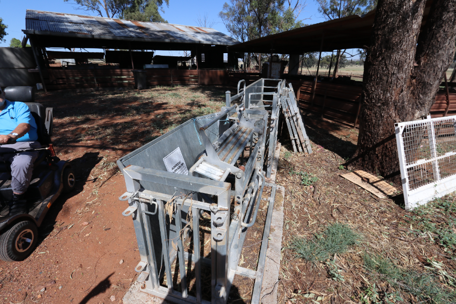 Lot 36 - Arrow Stock Handler with race and 6 panels | AuctionsPlus