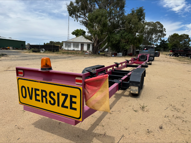 Lot 13 - MD Steel 4 axle Convertible Comb Trailer | AuctionsPlus