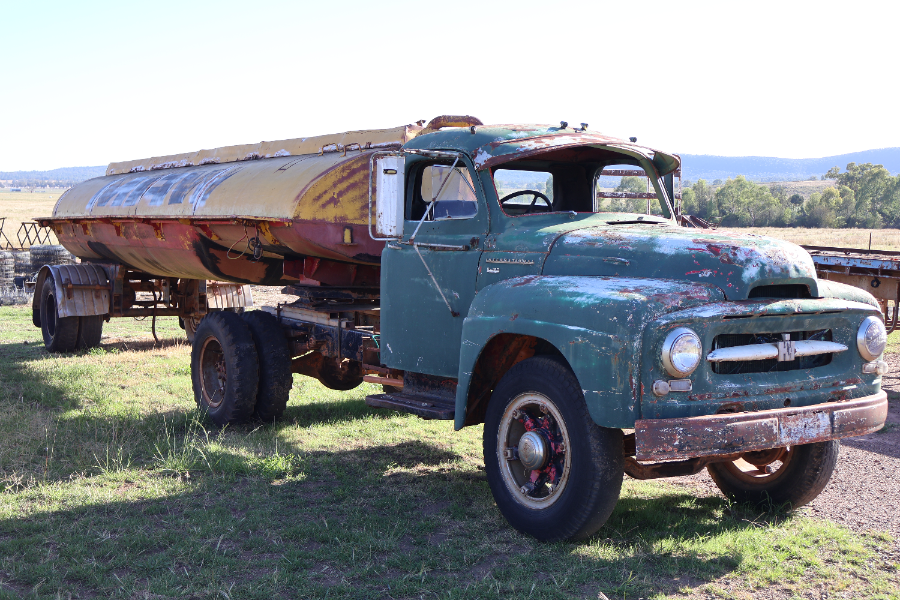 Lot 39 - International R180 & NEW Upholstered Seats | AuctionsPlus