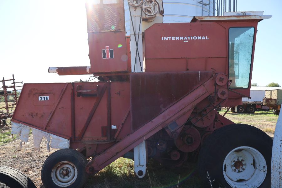 Lot 58 - International Header 711 & Front with Trailer | AuctionsPlus