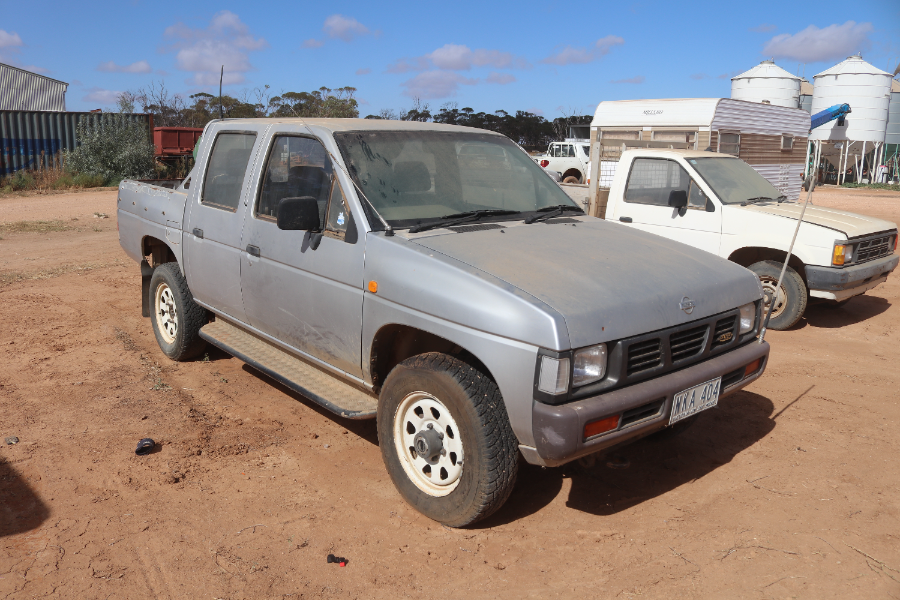 Lot 39 - Nissan dual cab utility, (1993 built). | AuctionsPlus