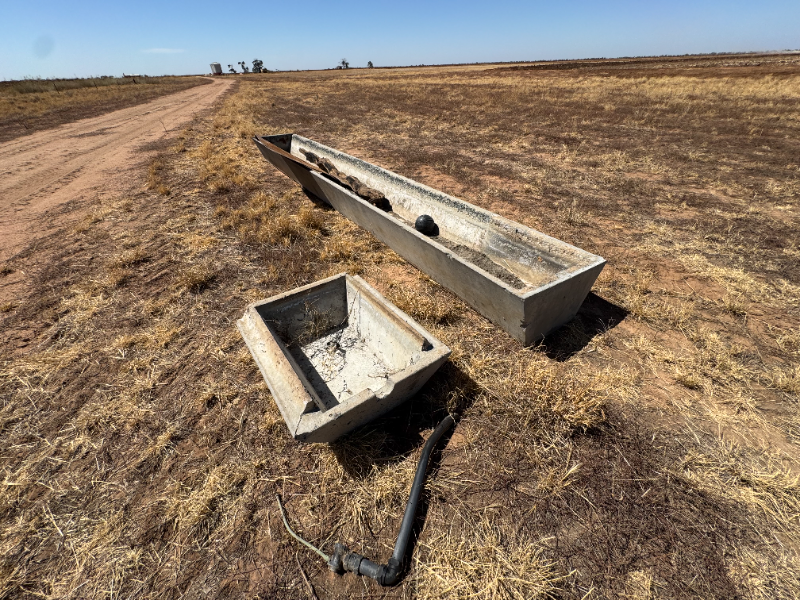 Lot 97 - Large Concrete Trough (As New) | AuctionsPlus