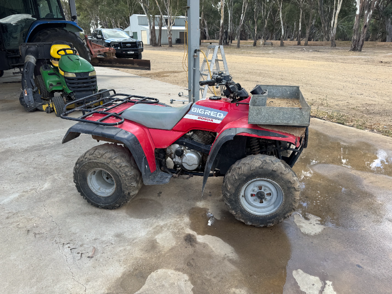 Lot 38 - Honda Big Red 300 4 Wheel Motorbike | AuctionsPlus