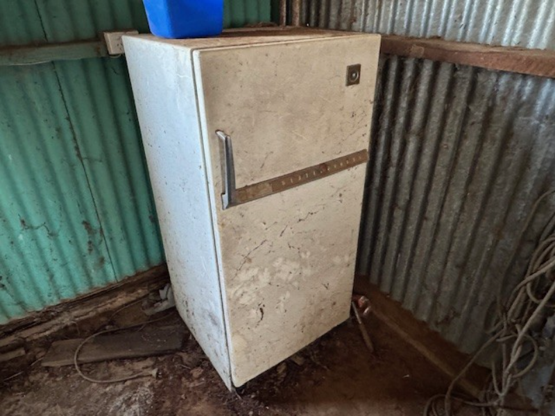 Lot 205 - Old Fridge | AuctionsPlus