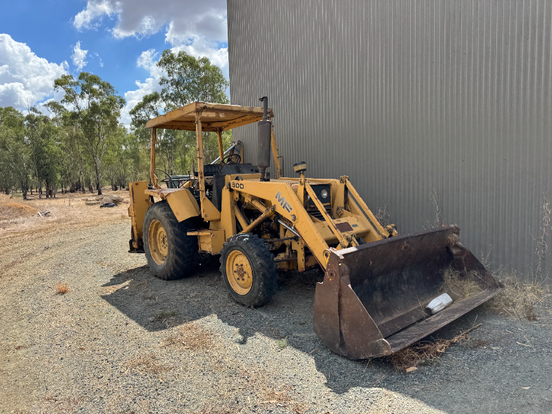 Lot 51 - Massey Ferguson MF50 Backhoe | AuctionsPlus