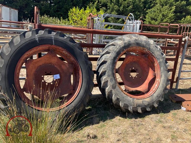 Lot 16 - Pair Of Tractor Rims & Tyres | AuctionsPlus