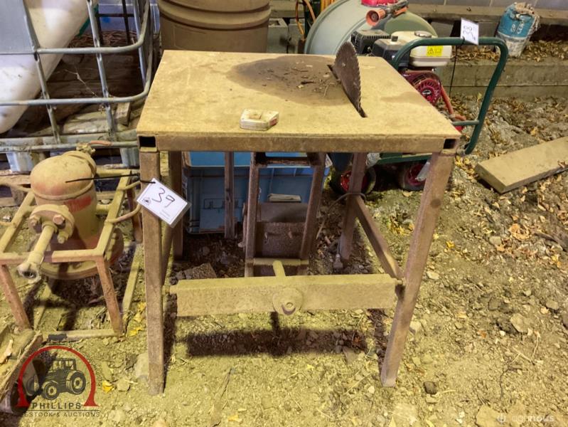 Lot 39 - Electric Saw Bench | AuctionsPlus